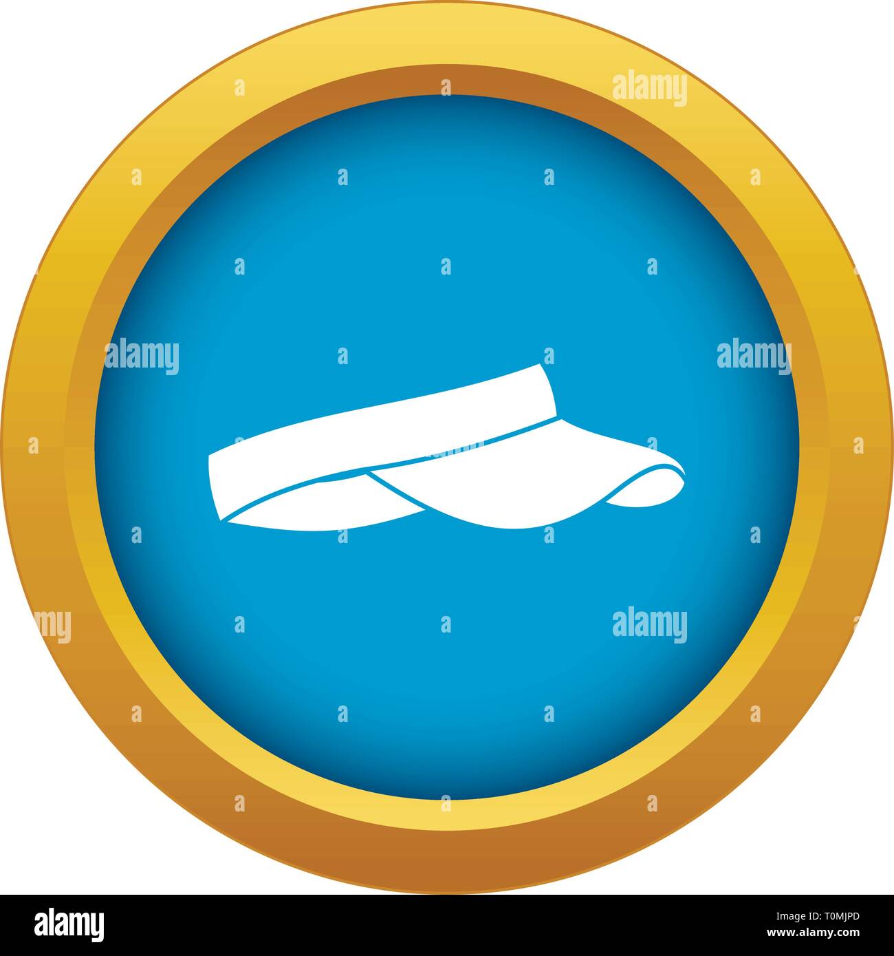Blue sun visor Stock Vector Images - Alamy