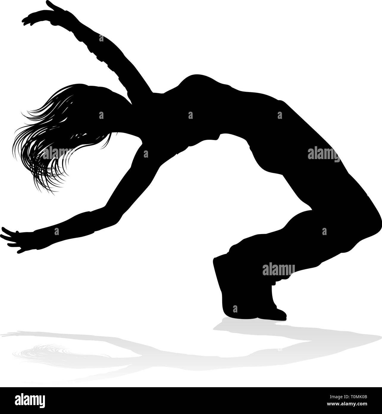 Street Dance Dancer Silhouette Stock Vector Image & Art - Alamy