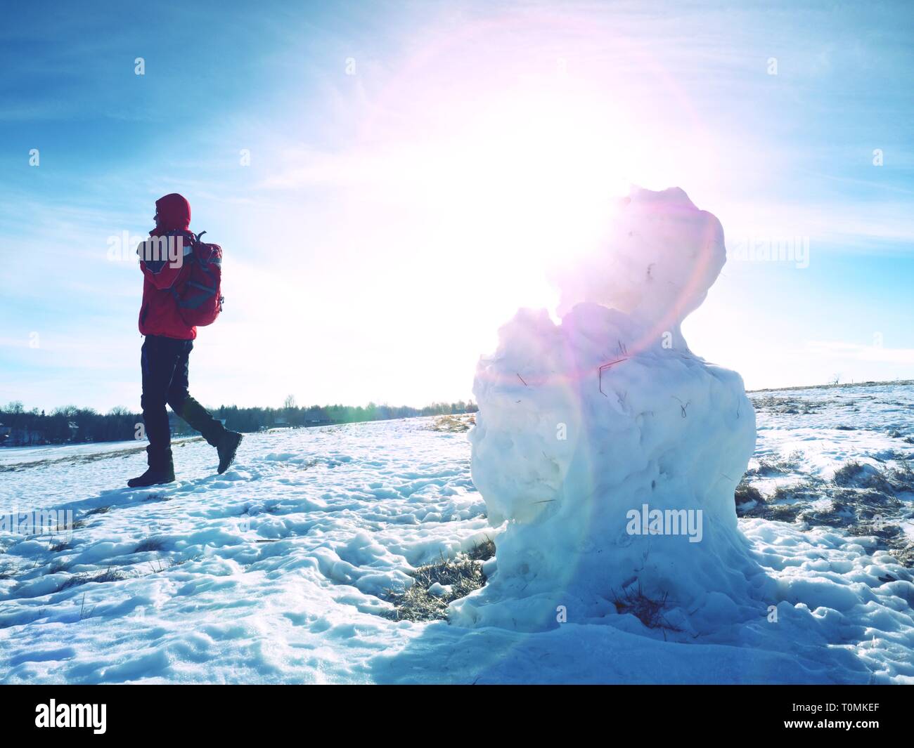 Melting snowman spring hi-res stock photography and images - Alamy