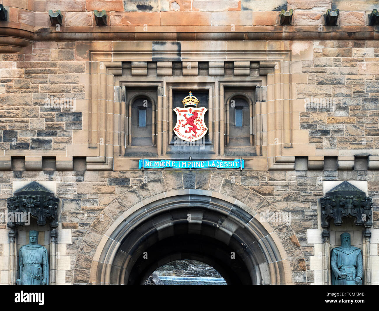 Edinburgh castle motto hi-res stock photography and images - Alamy
