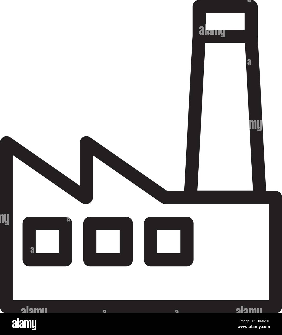 factory icon template Stock Vector Image & Art - Alamy