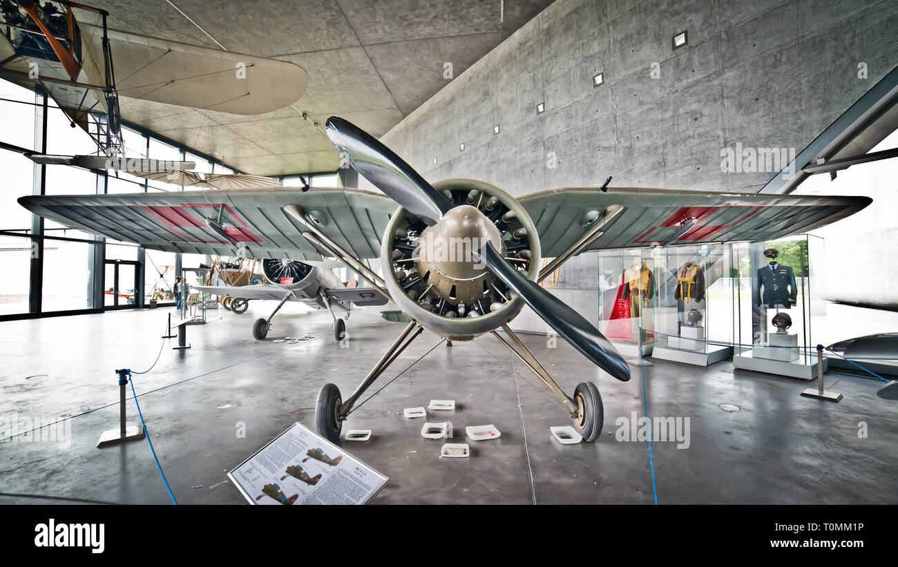 PZL P.11C - polish II war aeroplane Stock Photo - Alamy