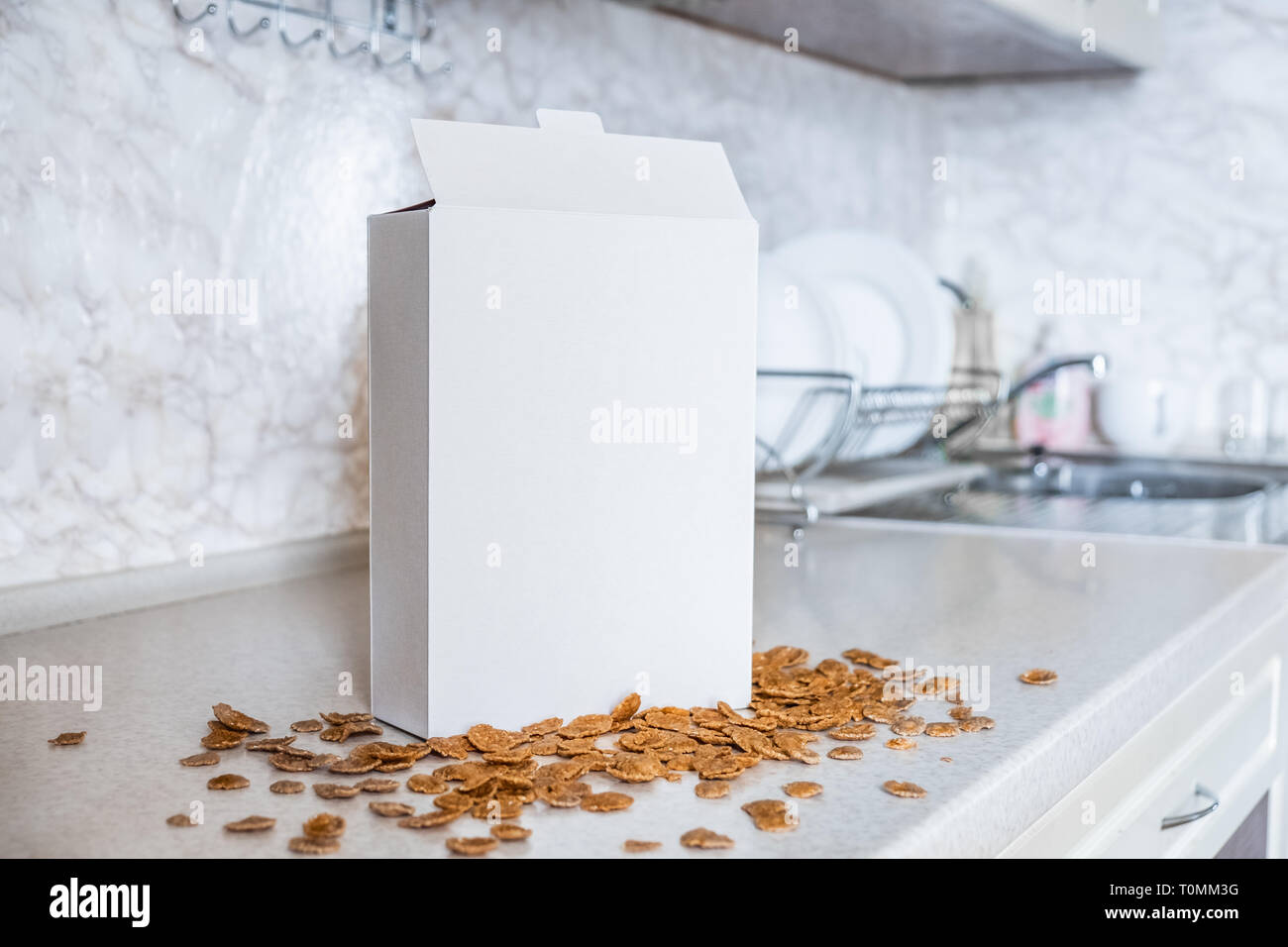 Cereal Box Blank High Resolution Stock Photography and Images - Alamy