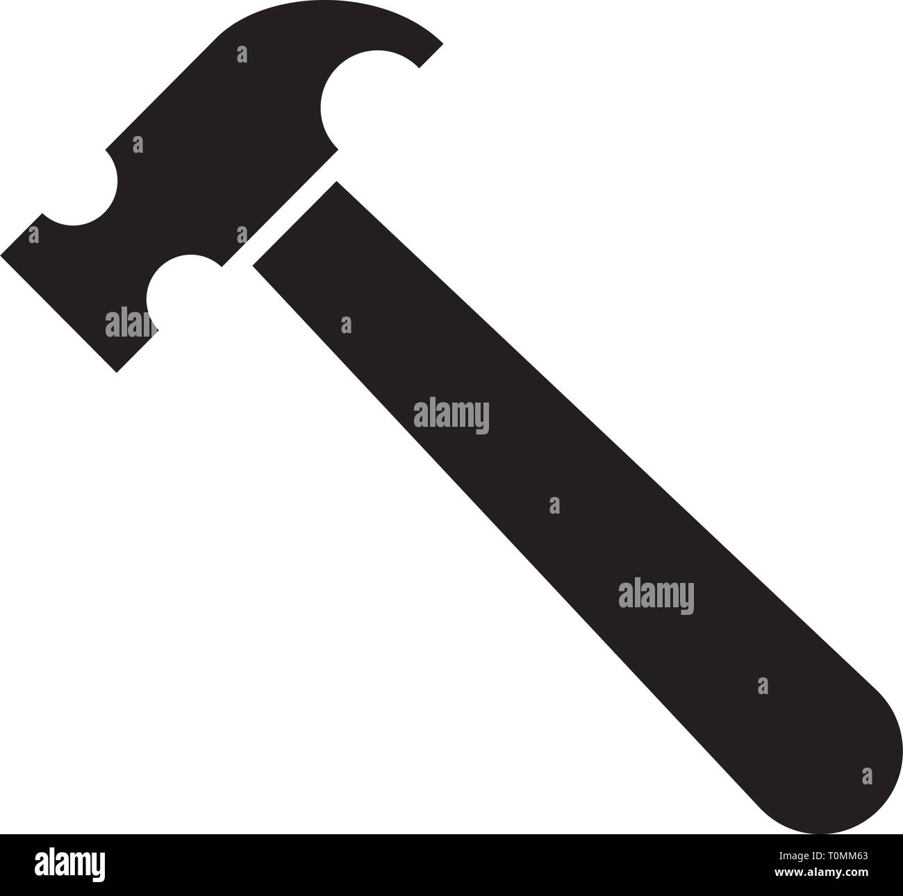 Hammer pictogram hi-res stock photography and images - Alamy