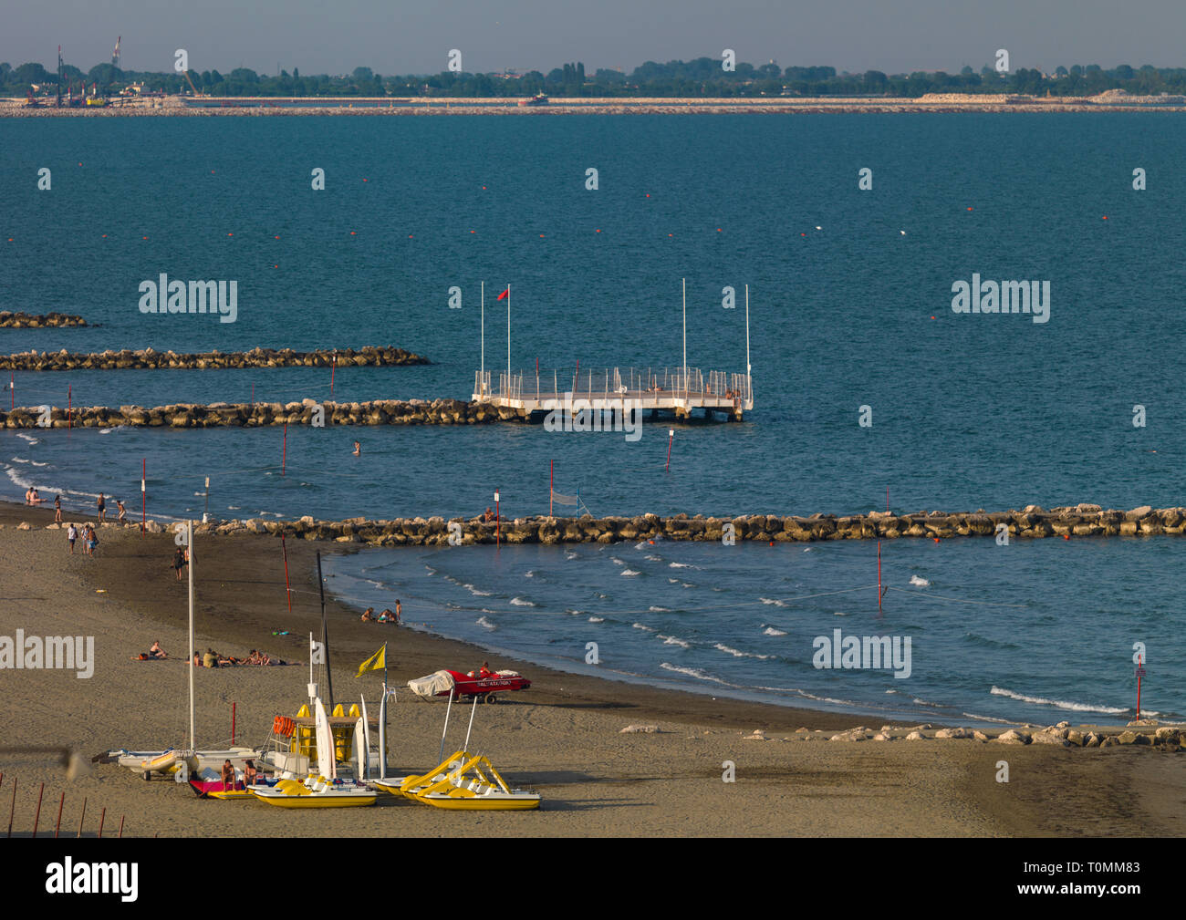 Lido di Venezia beach, Veneto Region, Venice, Italy Stock Photo - Alamy