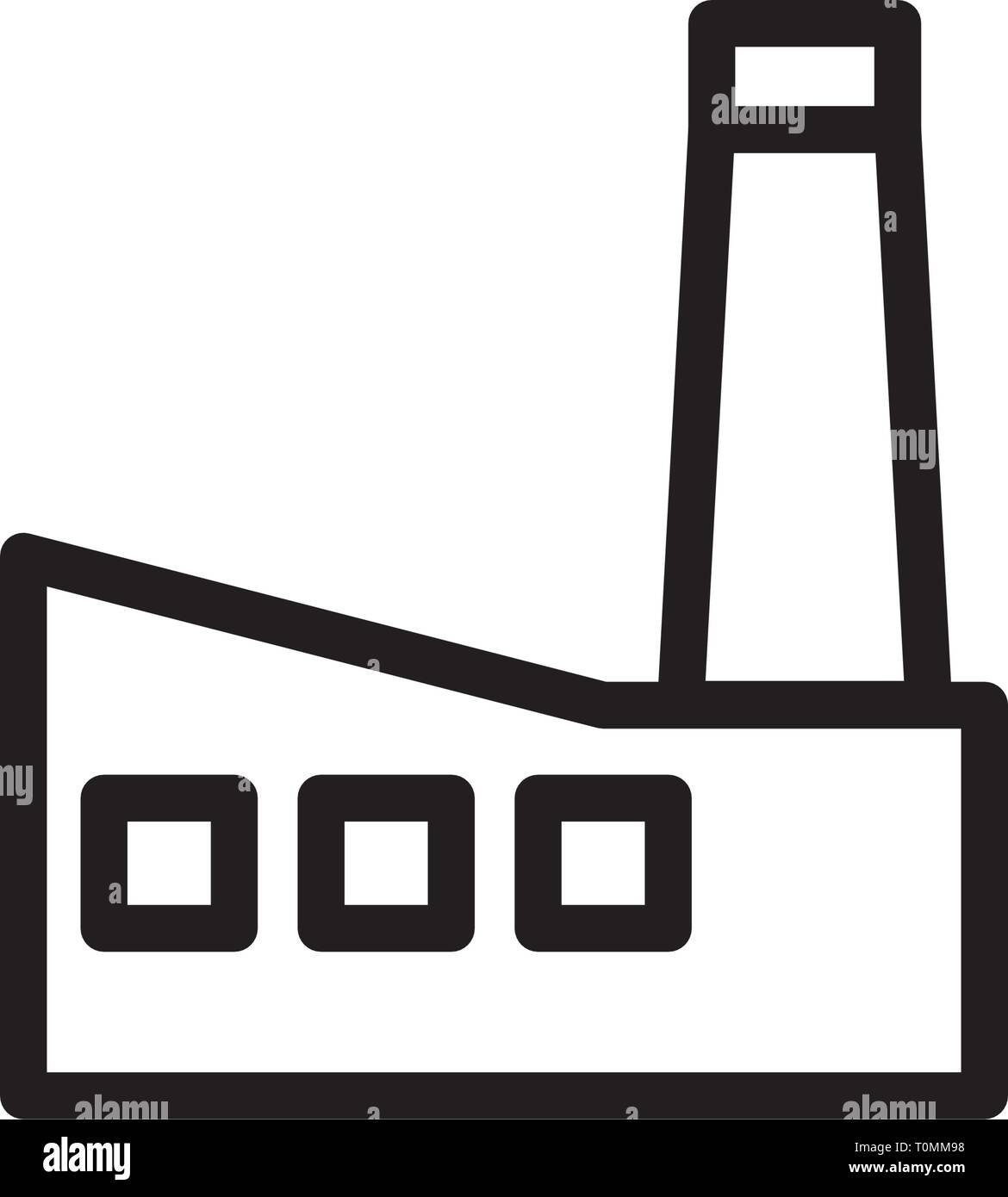 factory icon template Stock Vector Image & Art - Alamy