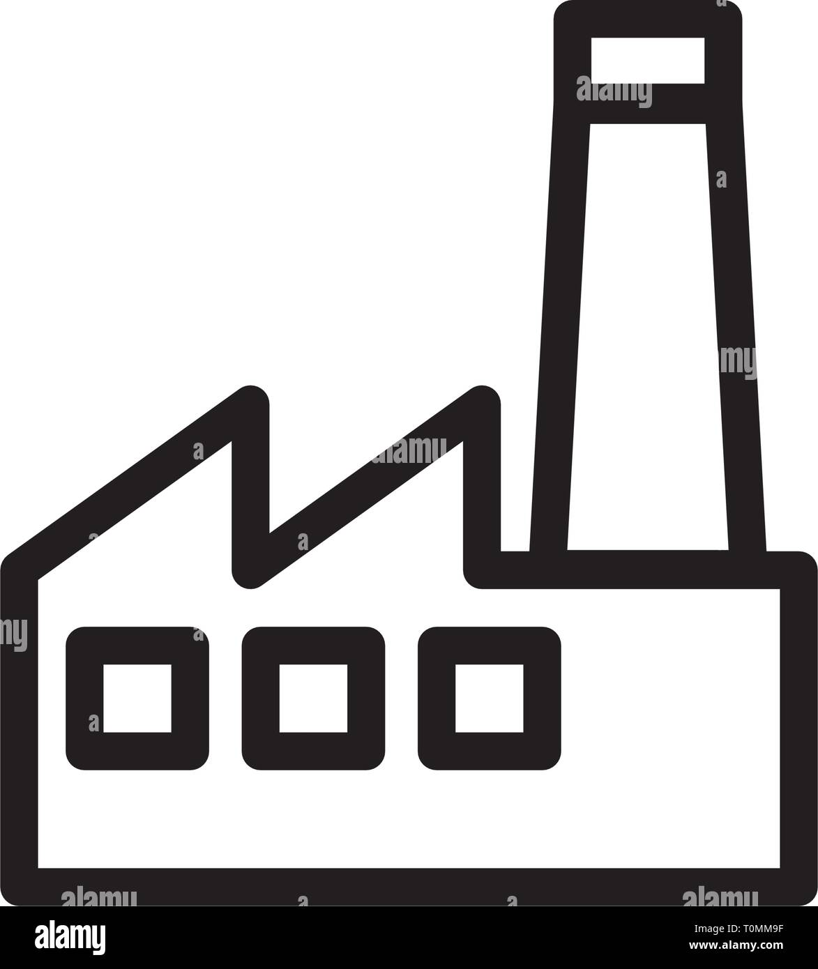 factory icon template Stock Vector Image & Art - Alamy