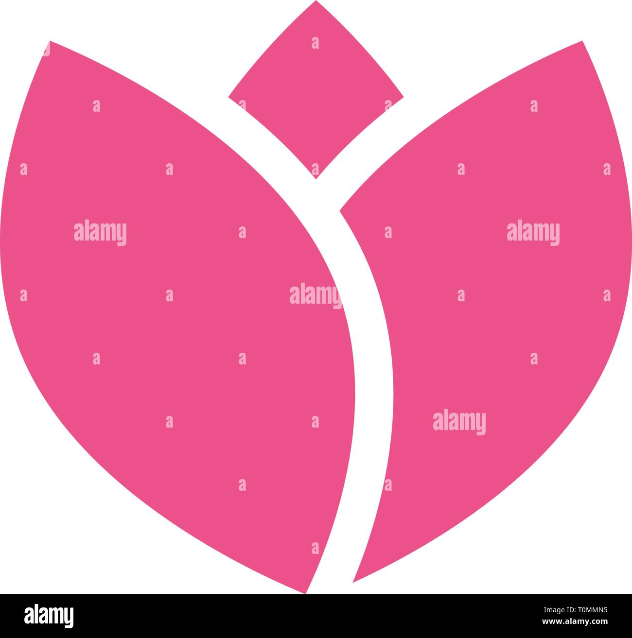 Pink lotus icon design template vector isolated Stock Vector Image ...