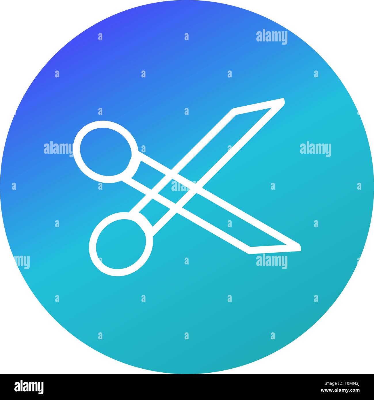 Illustration Cut Icon Stock Photo - Alamy