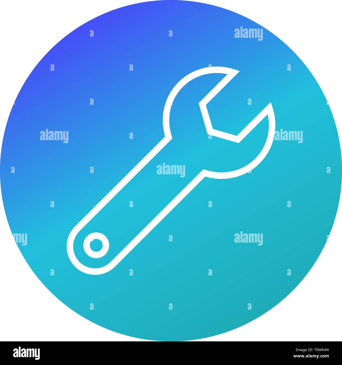 Illustration Configure Icon Stock Photo - Alamy