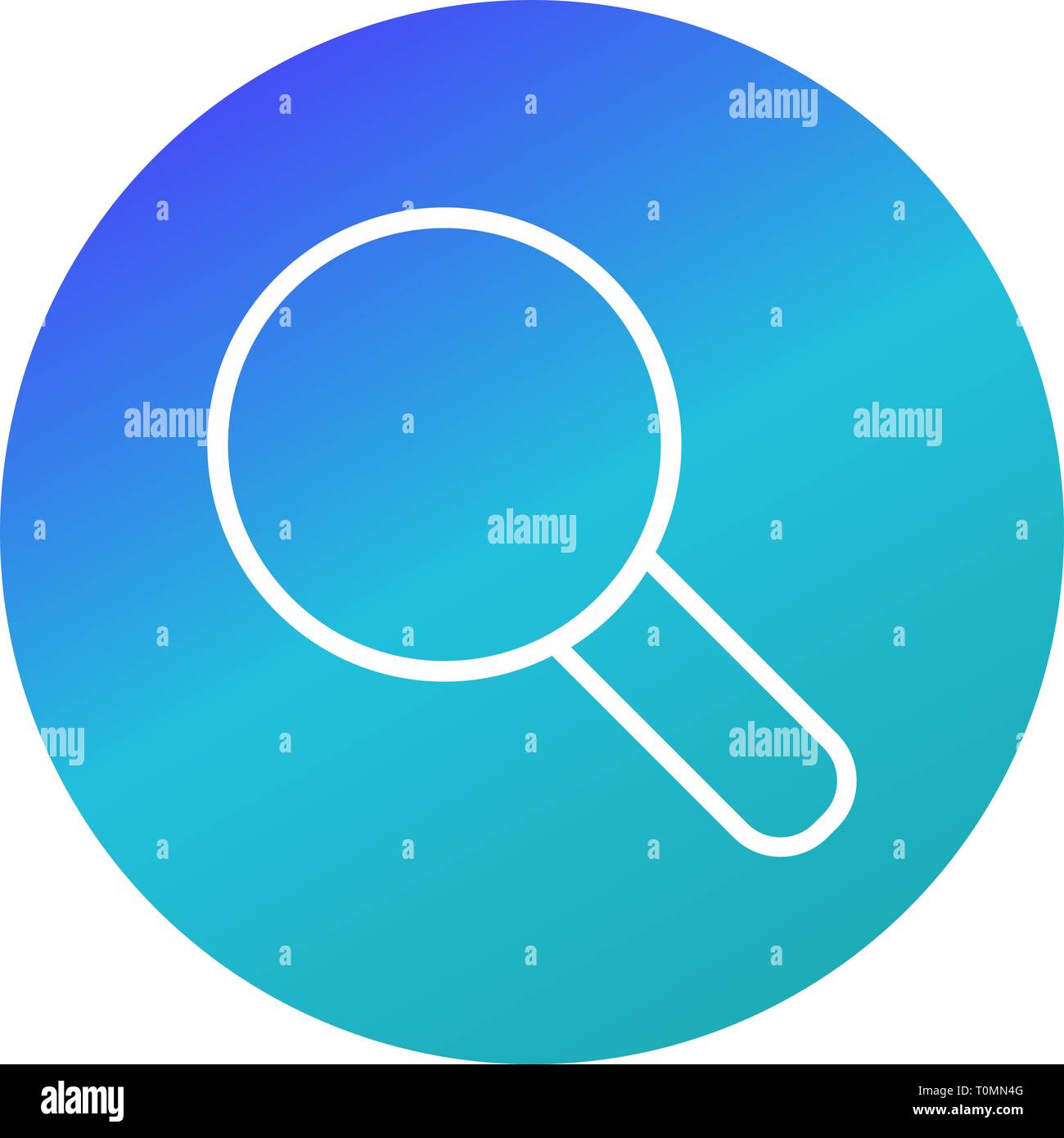 Illustration Find Icon Stock Photo - Alamy