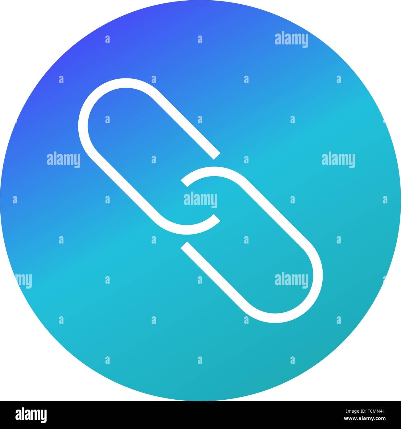 Illustration Link Icon Stock Photo - Alamy