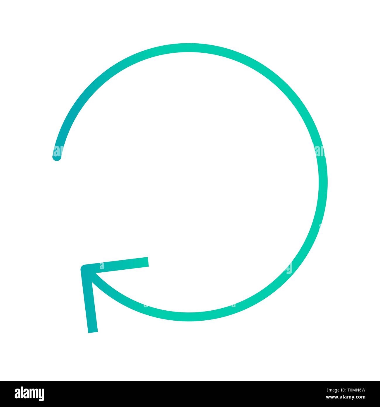 Illustration Refresh Icon Stock Photo - Alamy