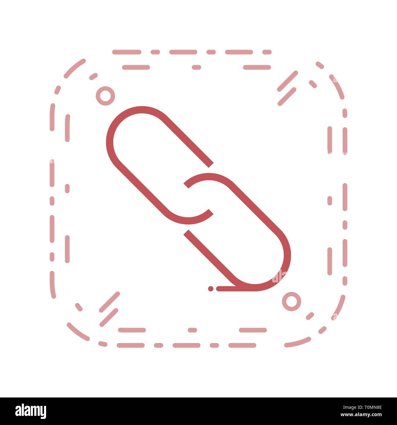 Illustration Link Icon Stock Photo - Alamy