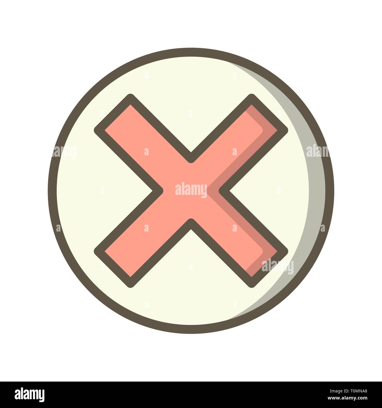 Cancel all its 2 Cut Out Stock Images & Pictures - Alamy