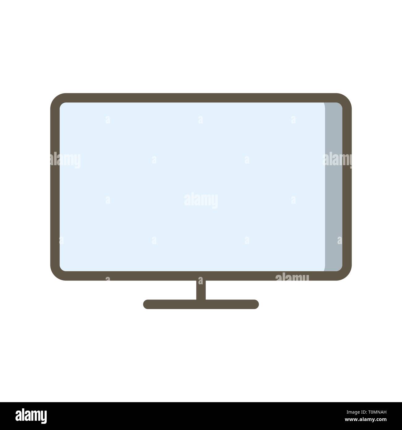 Illustration LCD Icon Stock Photo - Alamy