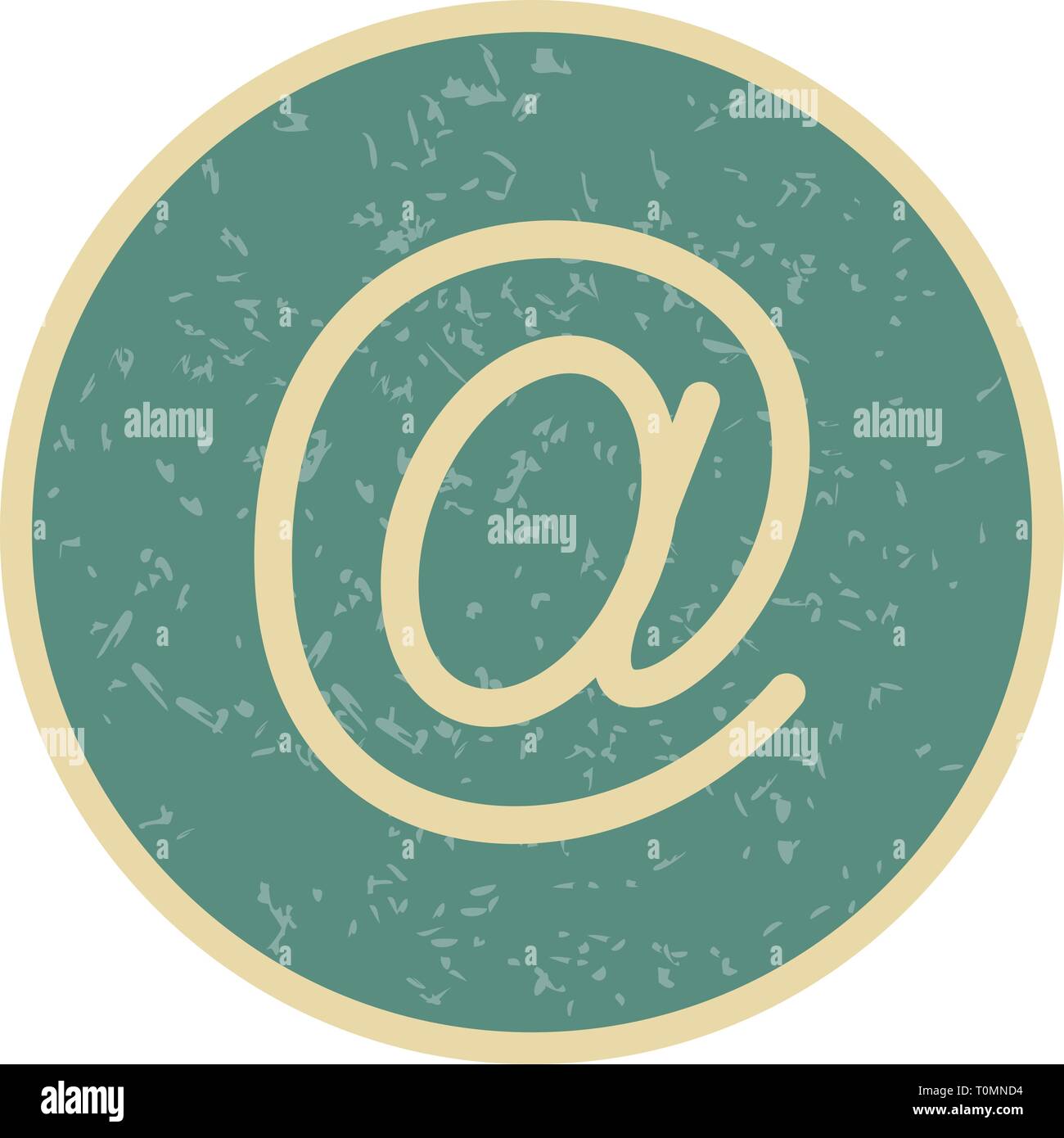Illustration Email Address Icon Stock Photo - Alamy