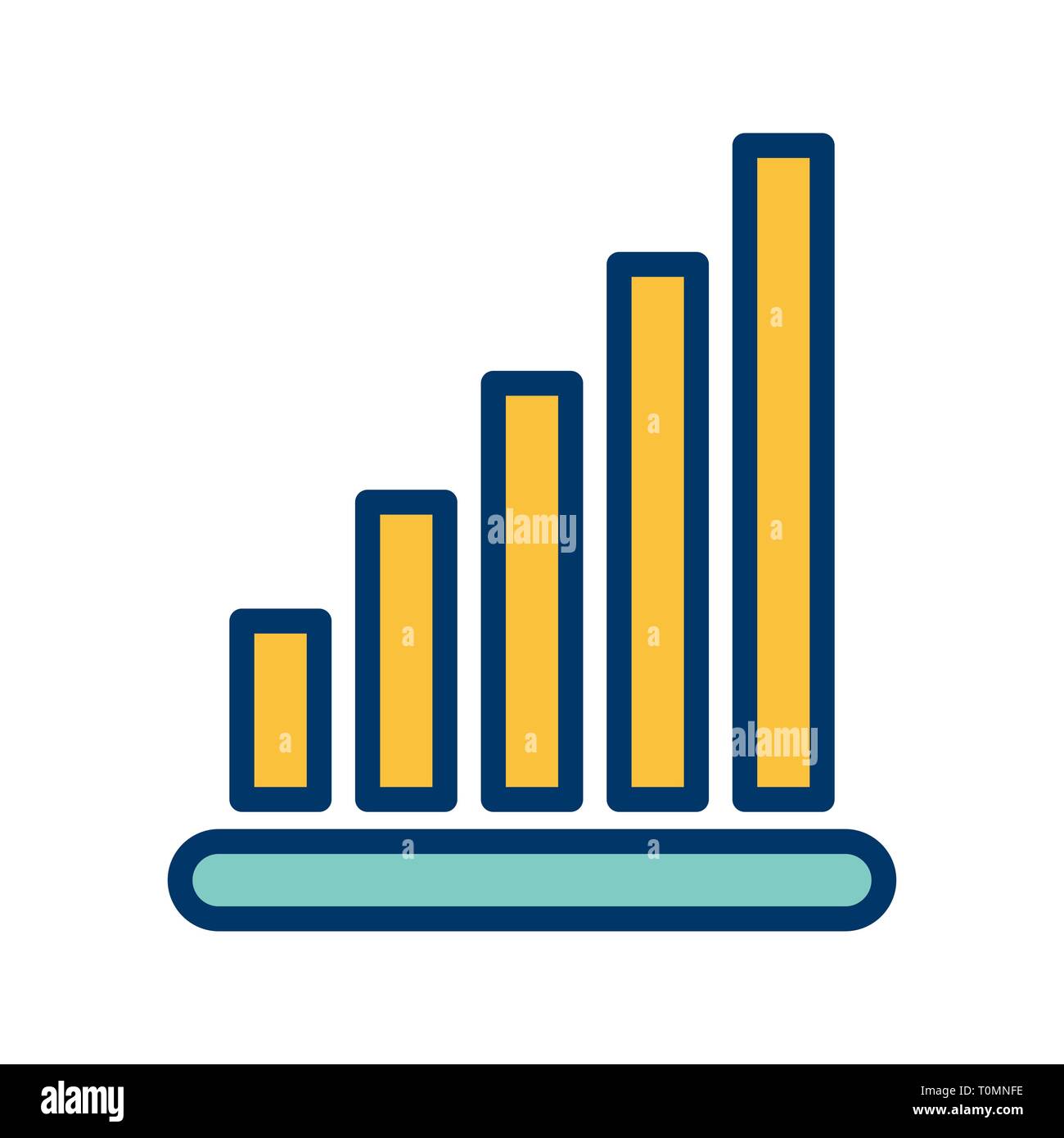 Illustration Statistics Icon Stock Photo - Alamy