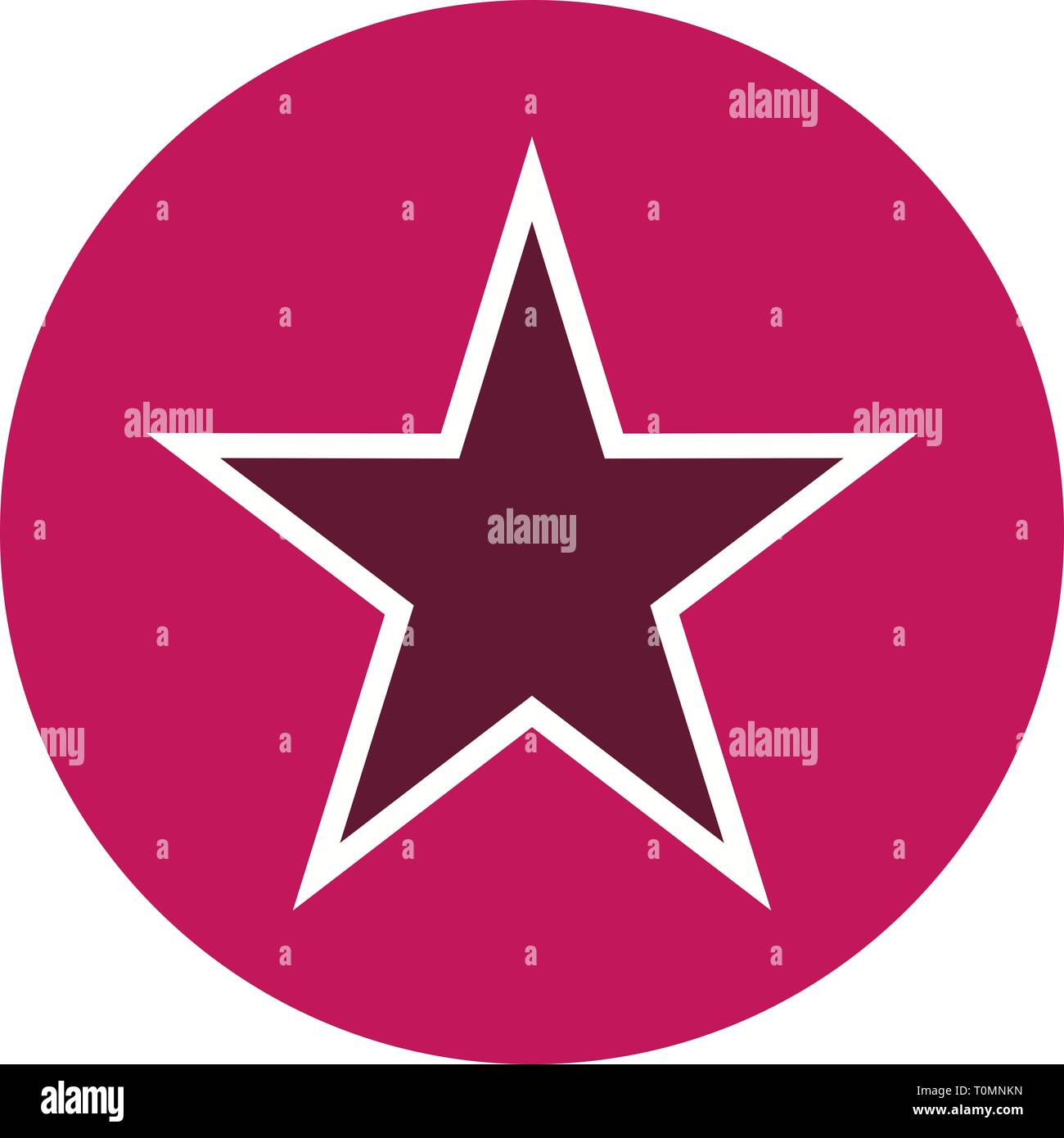 Illustration Star Icon Stock Photo - Alamy