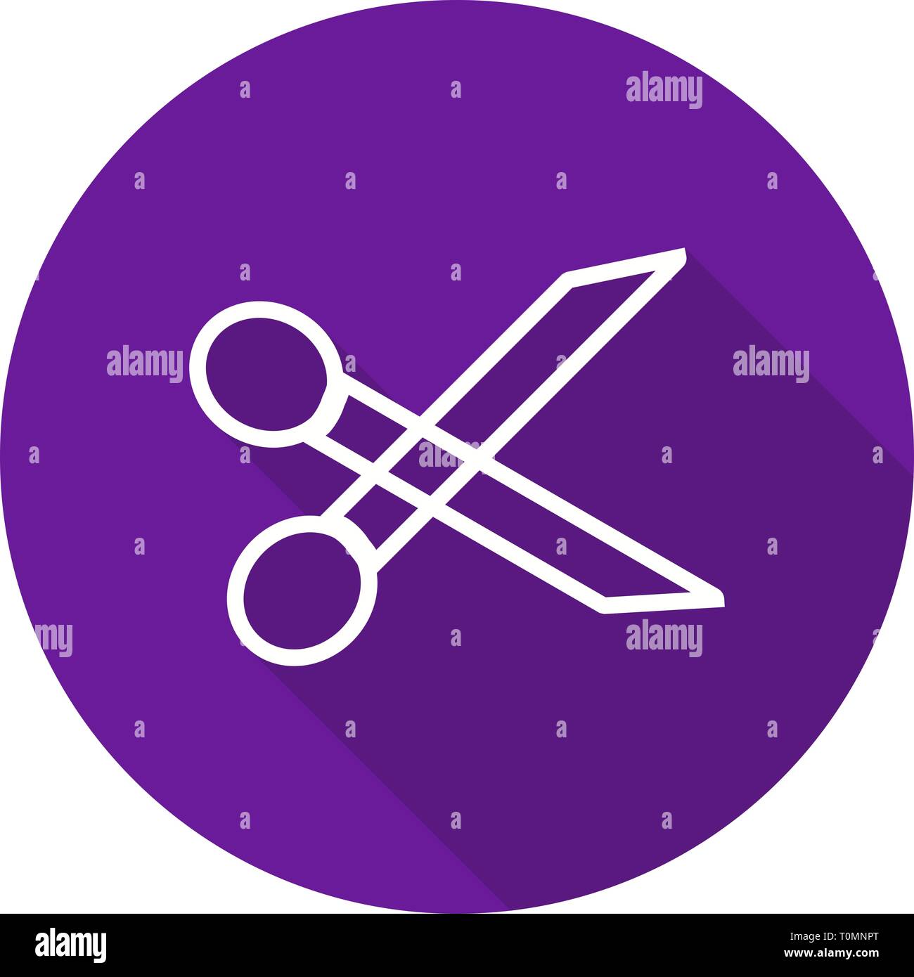 Illustration Cut Icon Stock Photo - Alamy