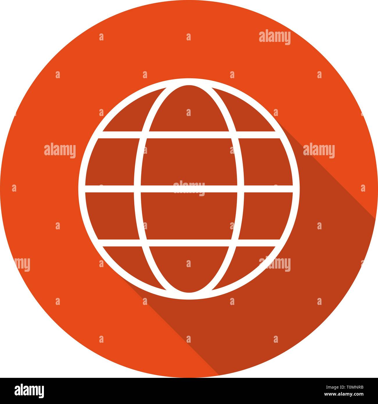 Illustration Globe Icon Stock Photo - Alamy