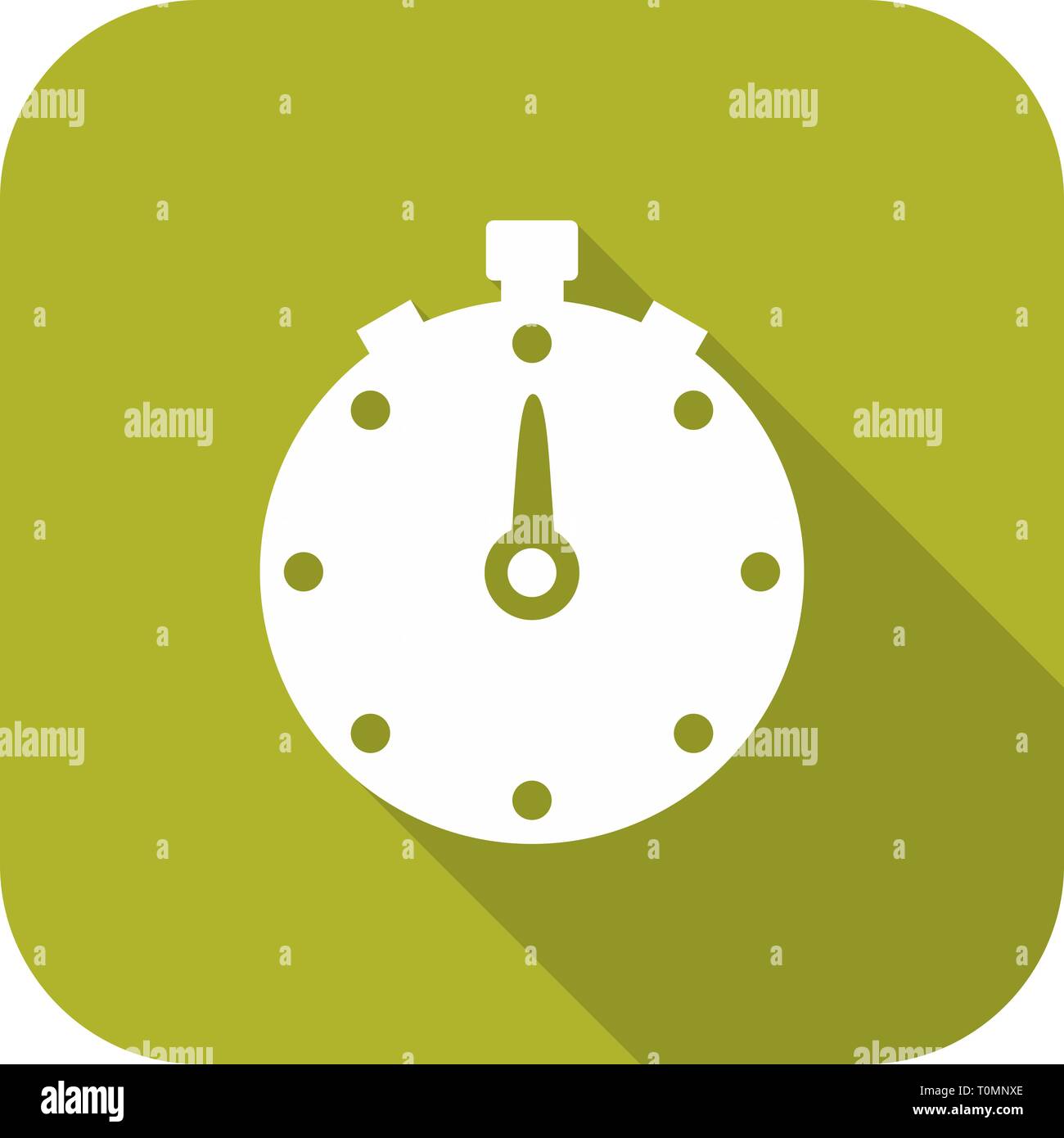 Illustration Stopwatch Icon Stock Photo - Alamy
