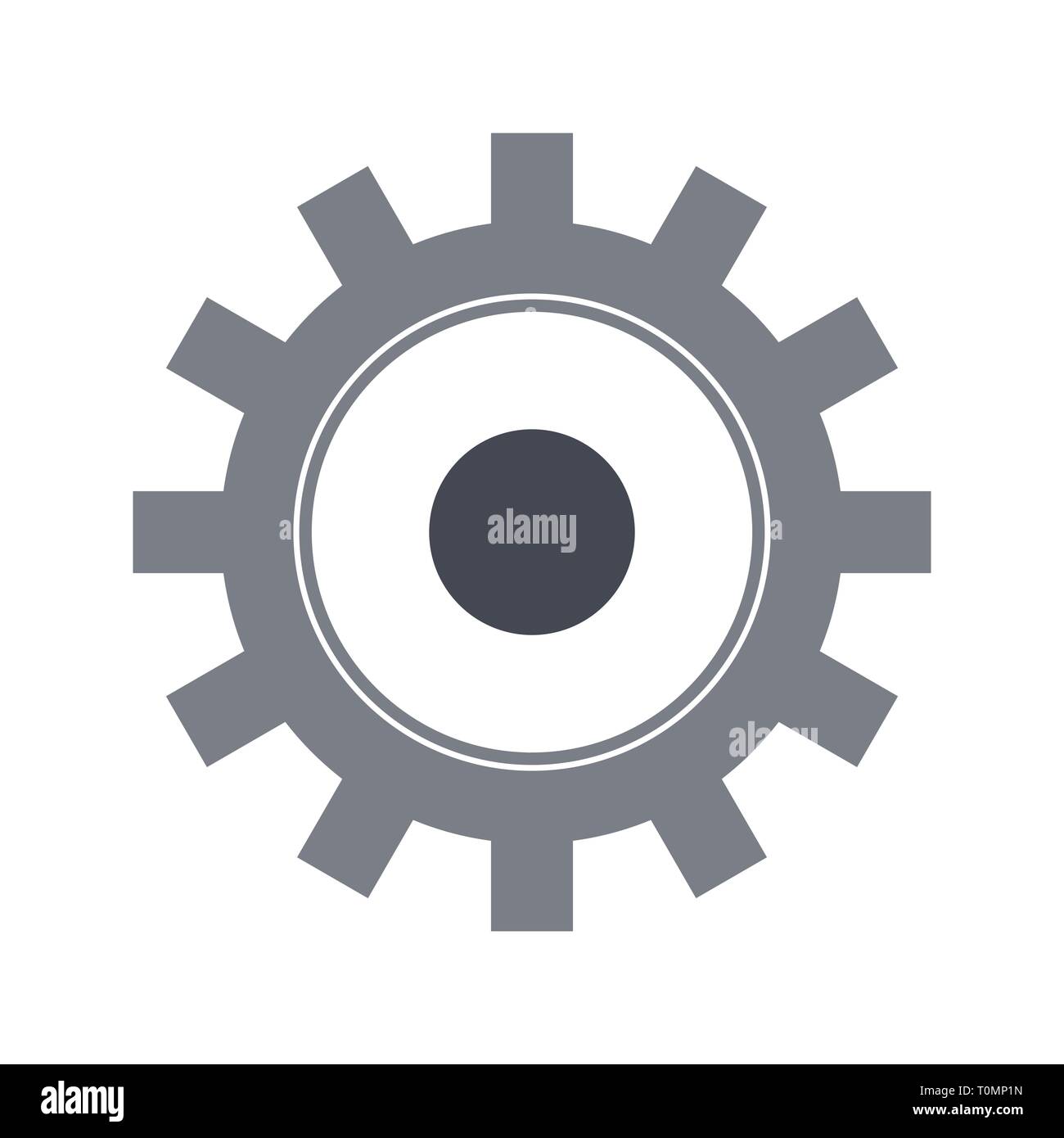 Illustration Settings Icon Stock Photo - Alamy