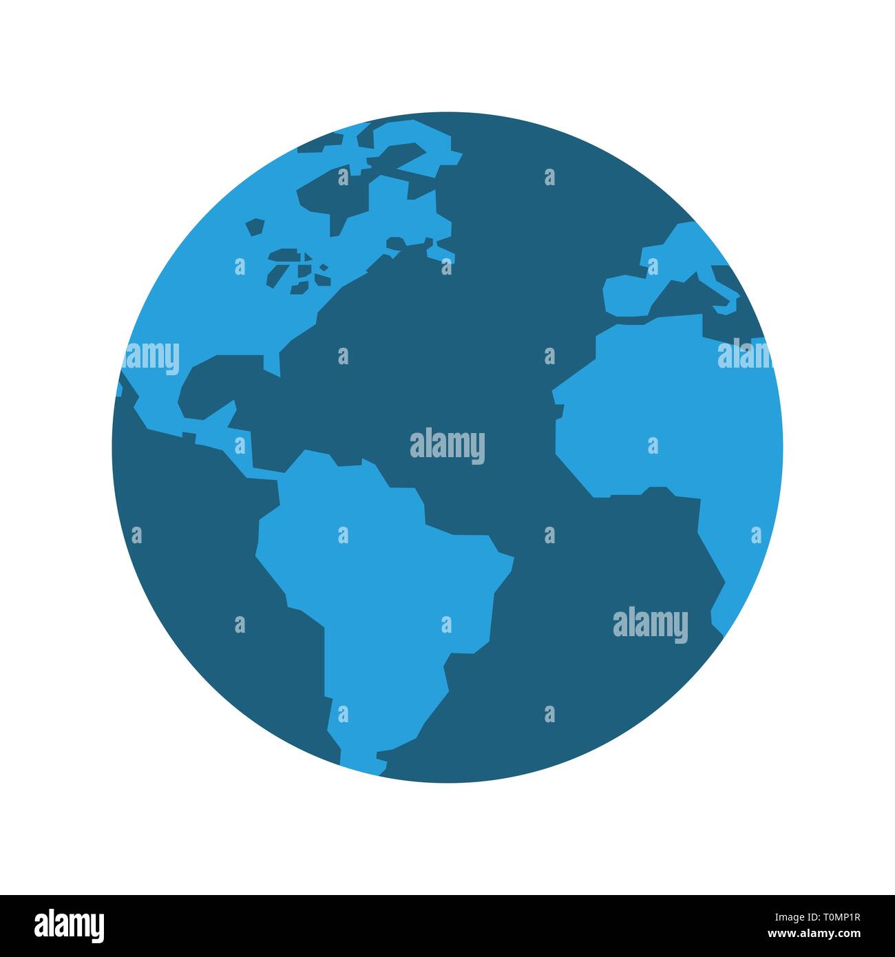 Illustration Globe Icon Stock Photo - Alamy