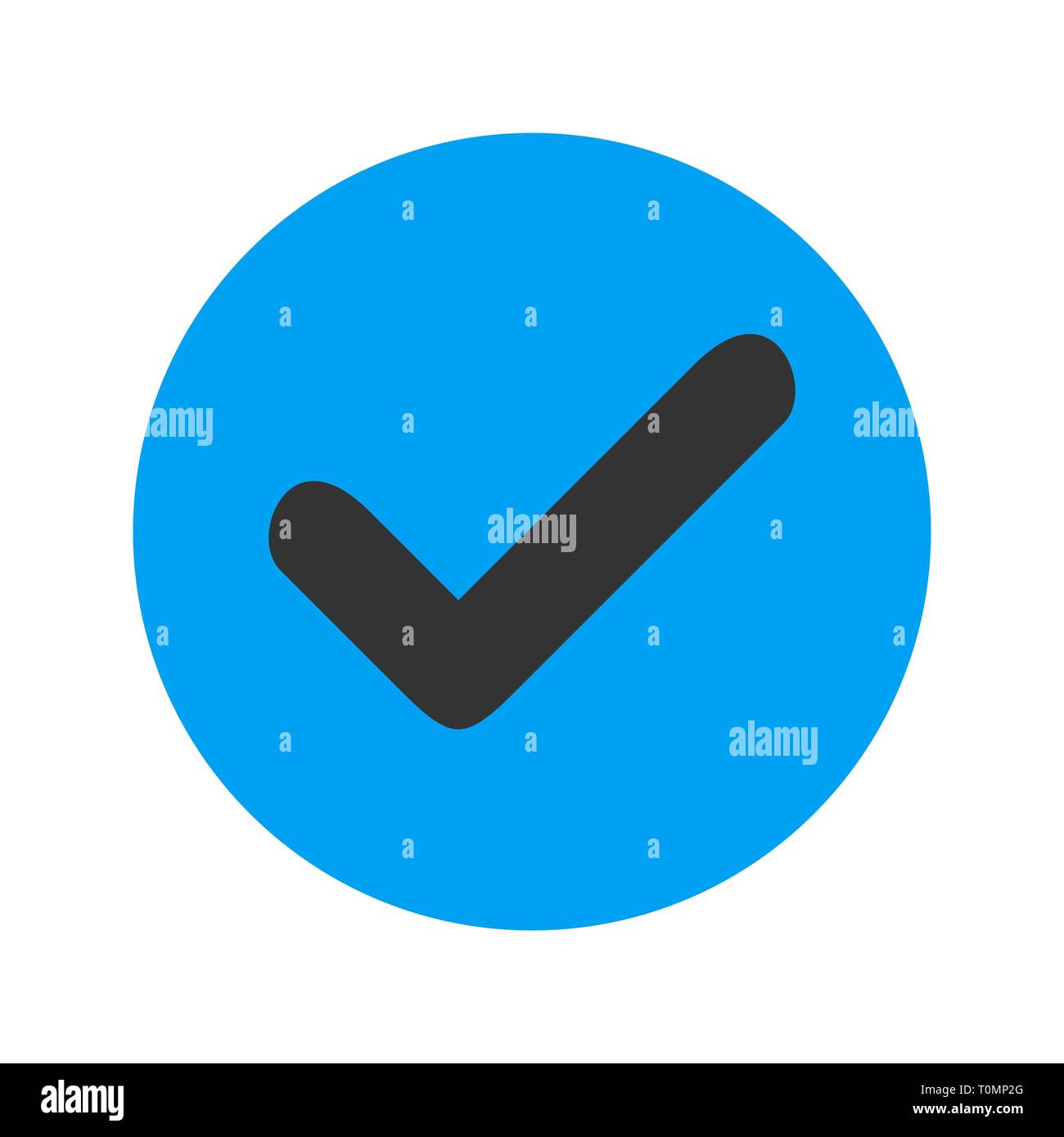 Illustration Valid Icon Stock Photo - Alamy