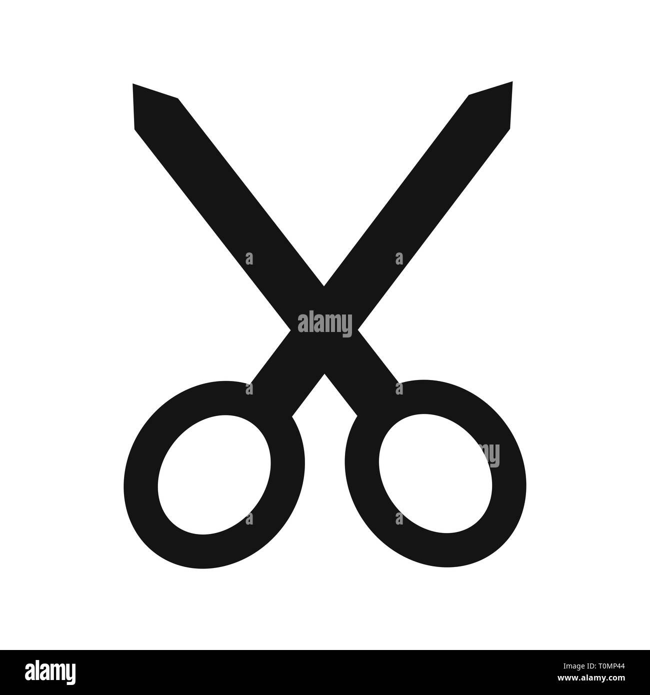 Illustration Cut Icon Stock Photo - Alamy