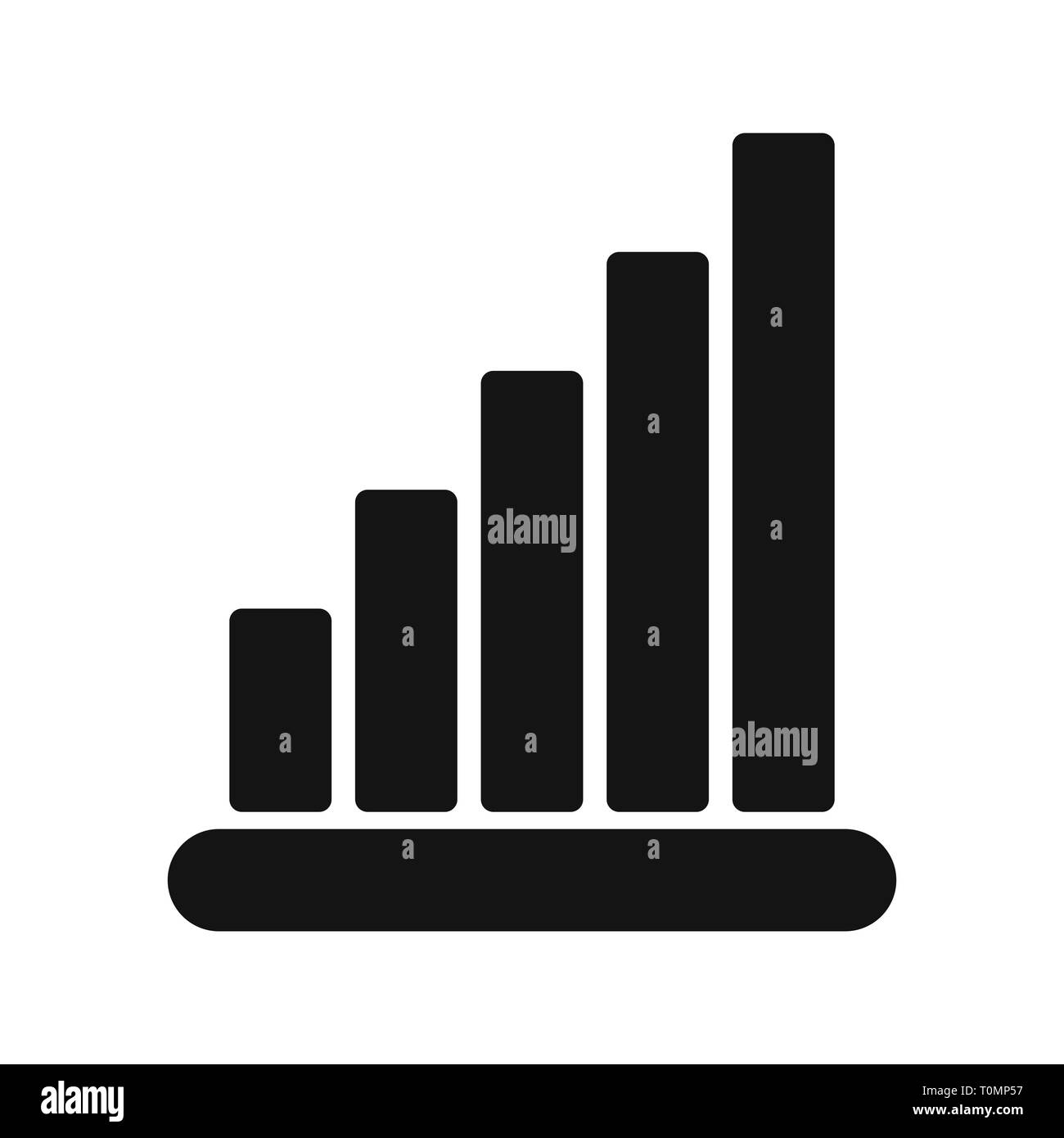 Illustration Statistics Icon Stock Photo - Alamy
