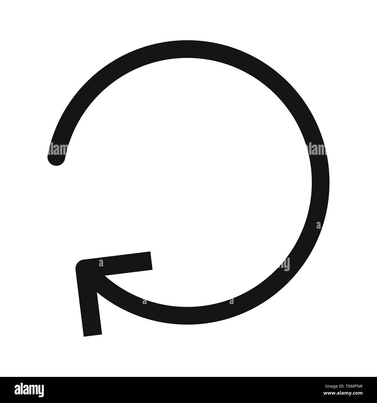 Illustration Refresh Icon Stock Photo - Alamy