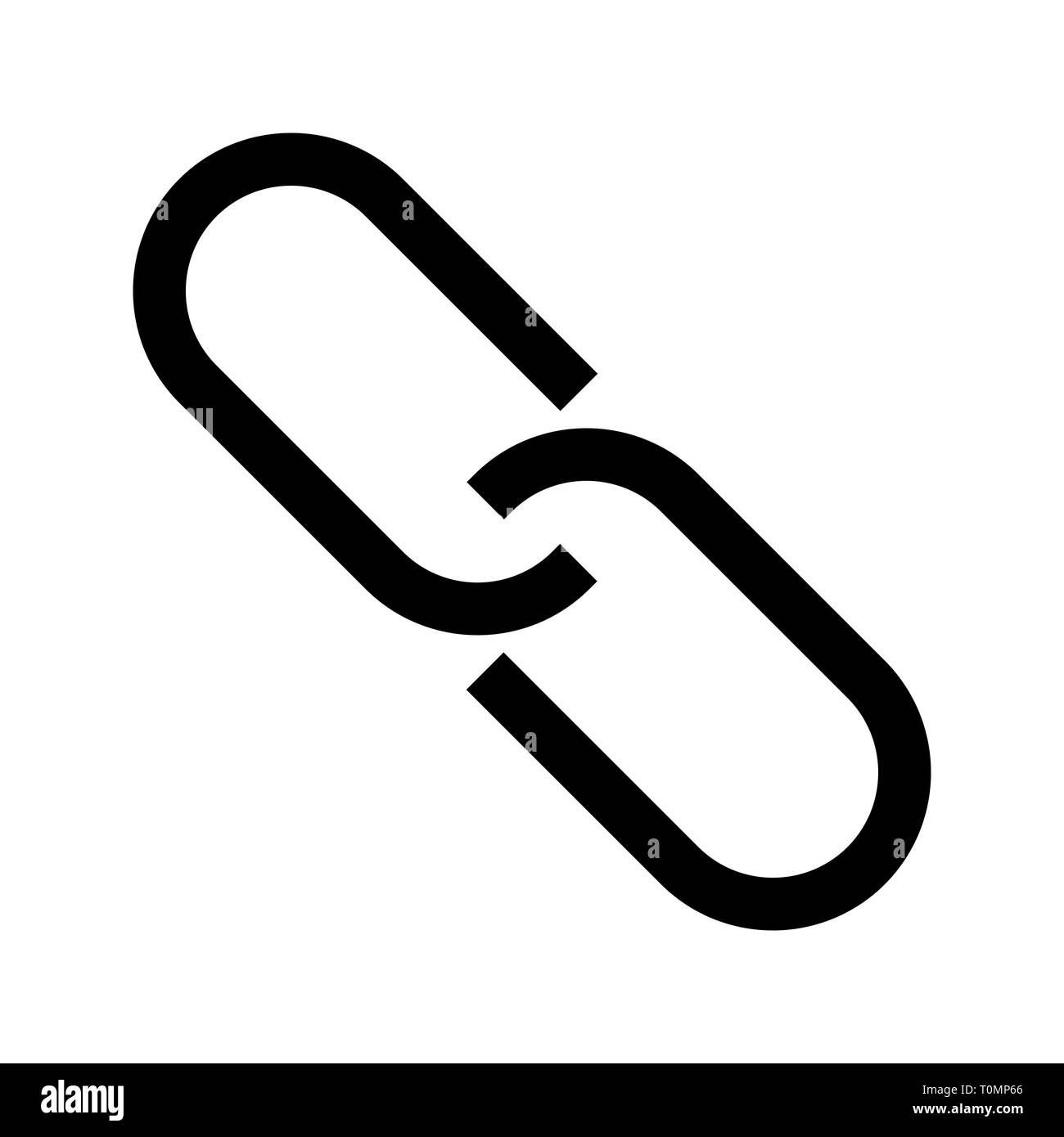 Illustration Link Icon Stock Photo - Alamy