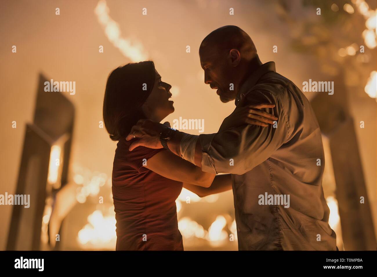 SKYSCRAPER (2018) NEVE CAMPBELL DWAYNE JOHNSON RAWSON MARSHALL THURBER ...