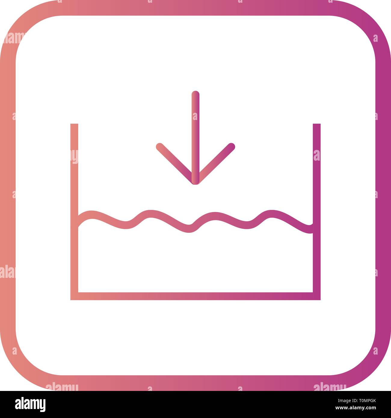 Below sea level icon hi-res stock photography and images - Alamy