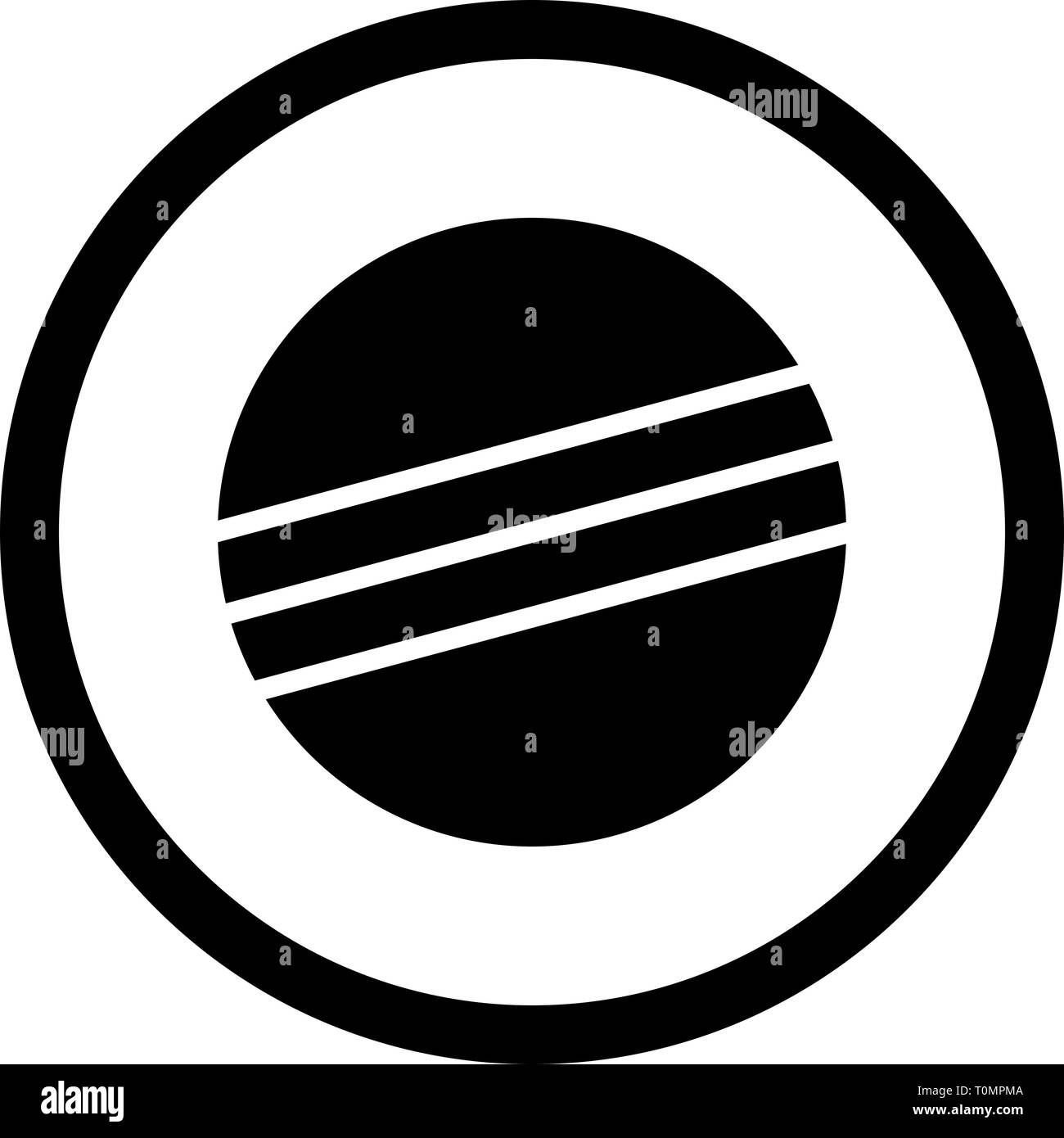 Illustration Eclipse Icon Stock Photo - Alamy