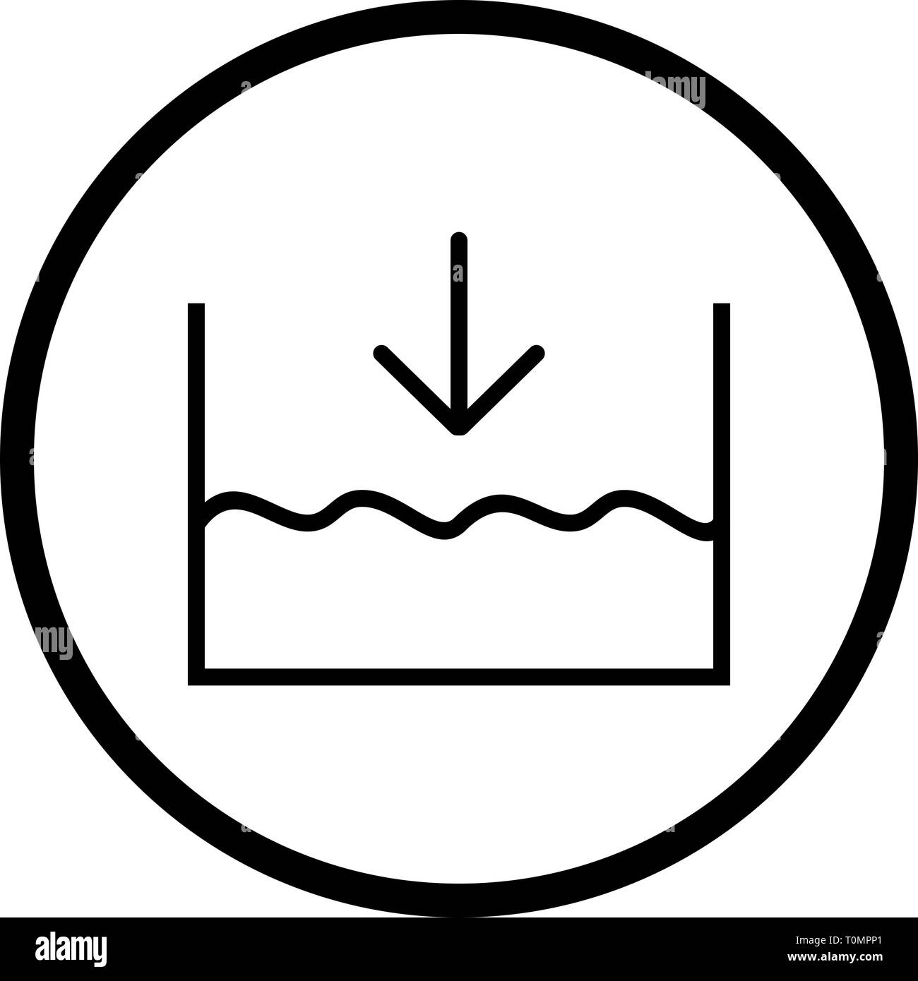 Sea level sign Black and White Stock Photos & Images - Alamy