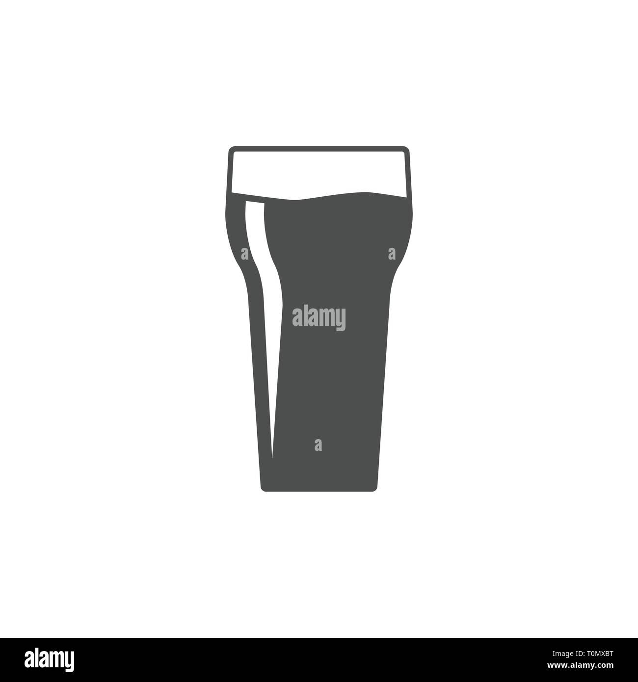 Beer glass icon. Goblet symbol. Vector Flat design Stock Vector Image ...