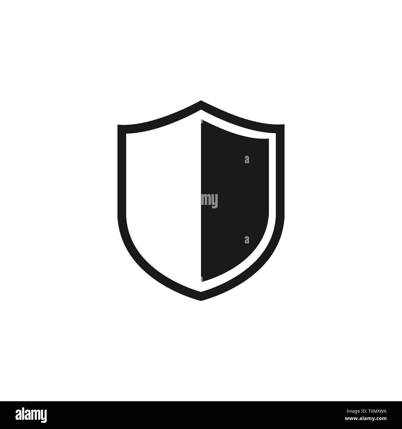Shield icon. Protection sign. Vector illustration flat Stock Vector ...