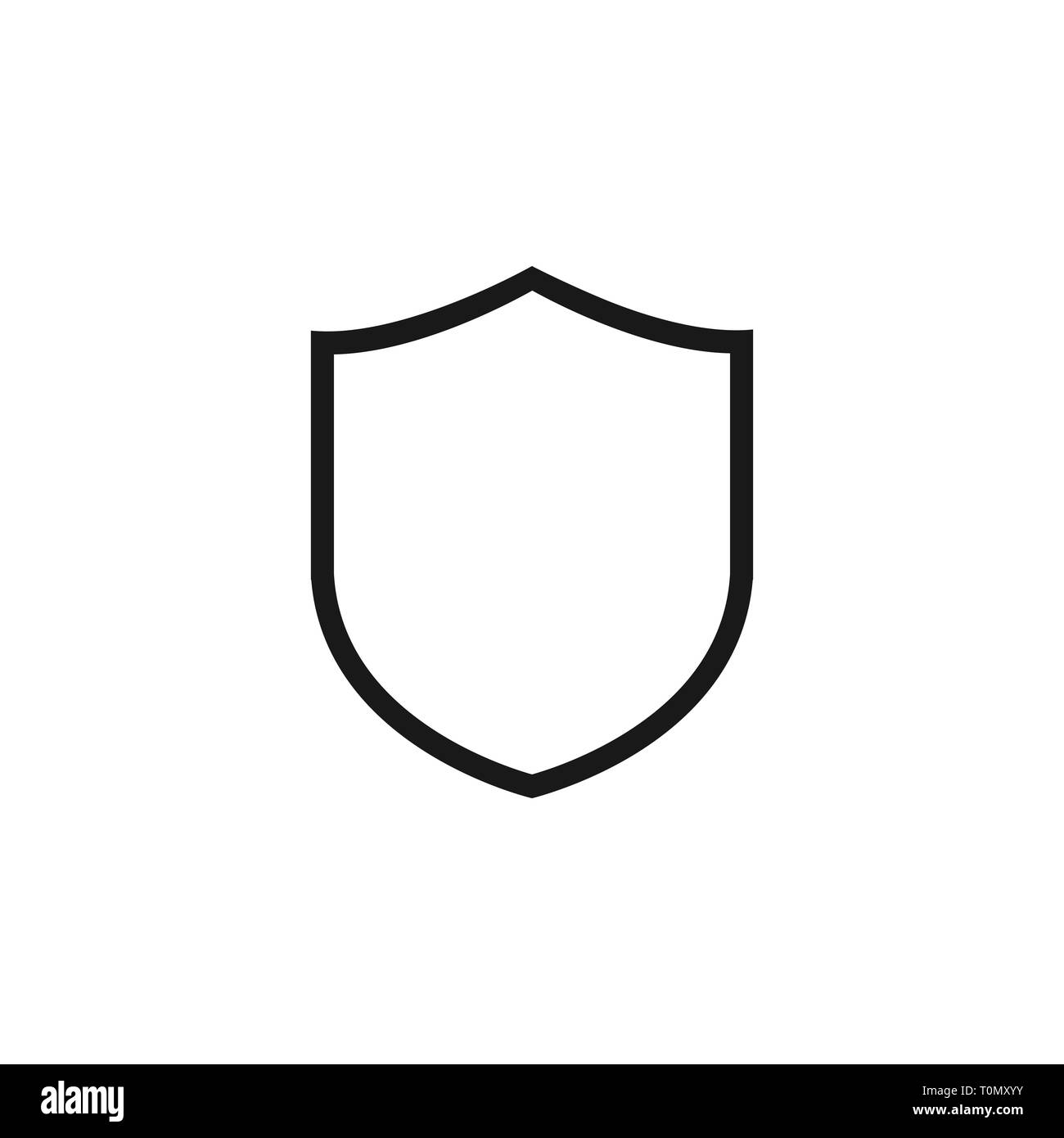 Shield icon. Protection sign. Vector illustration flat Stock Vector ...