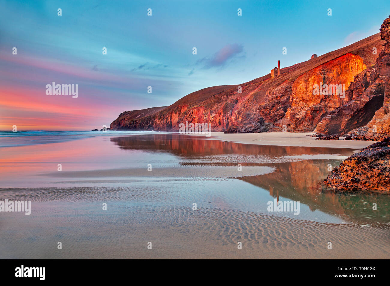 Chapel Porth; Cornwall; UK Stock Photo - Alamy