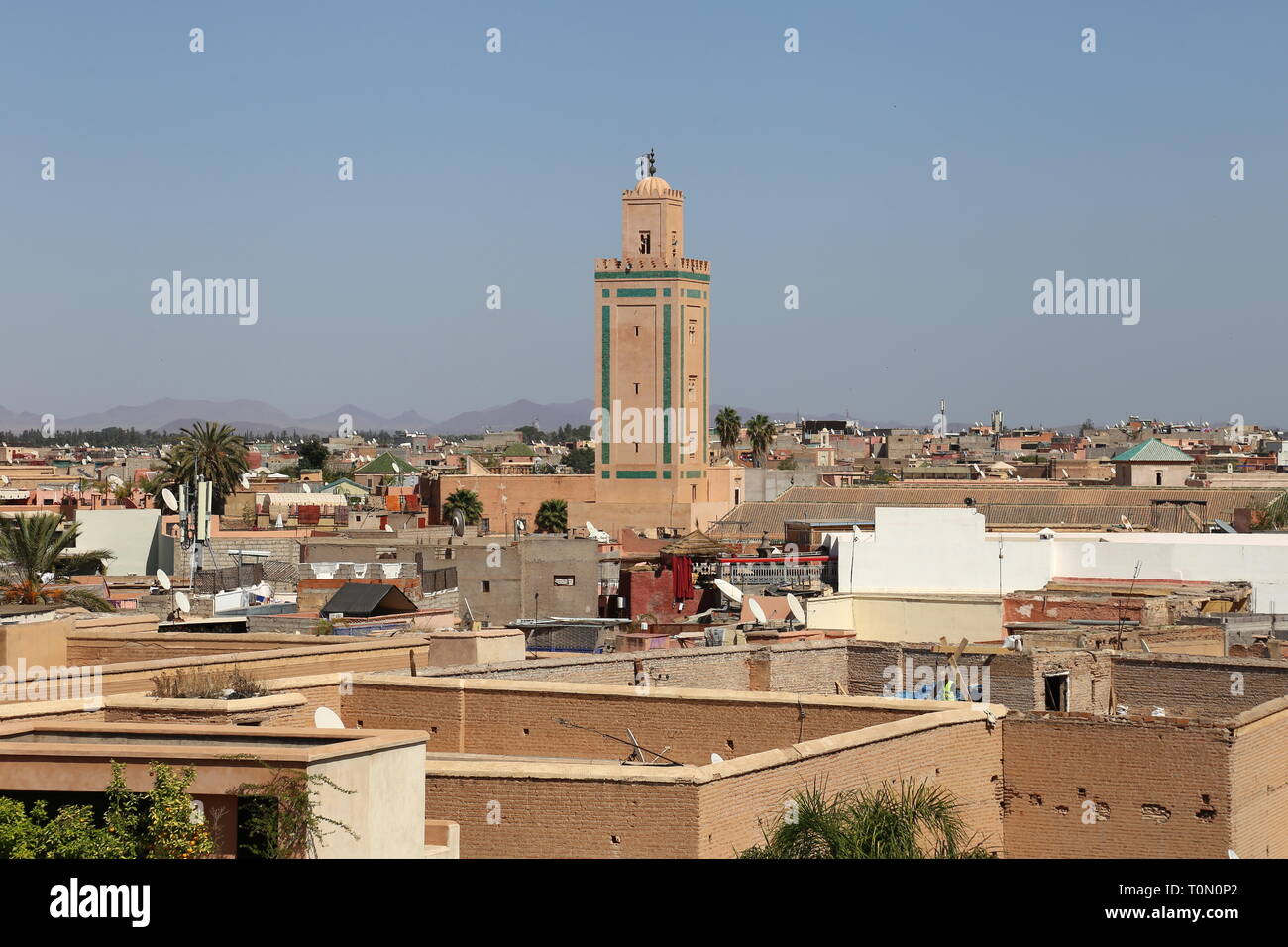 Marrakesh skyline rooftop view hi-res stock photography and images - Alamy