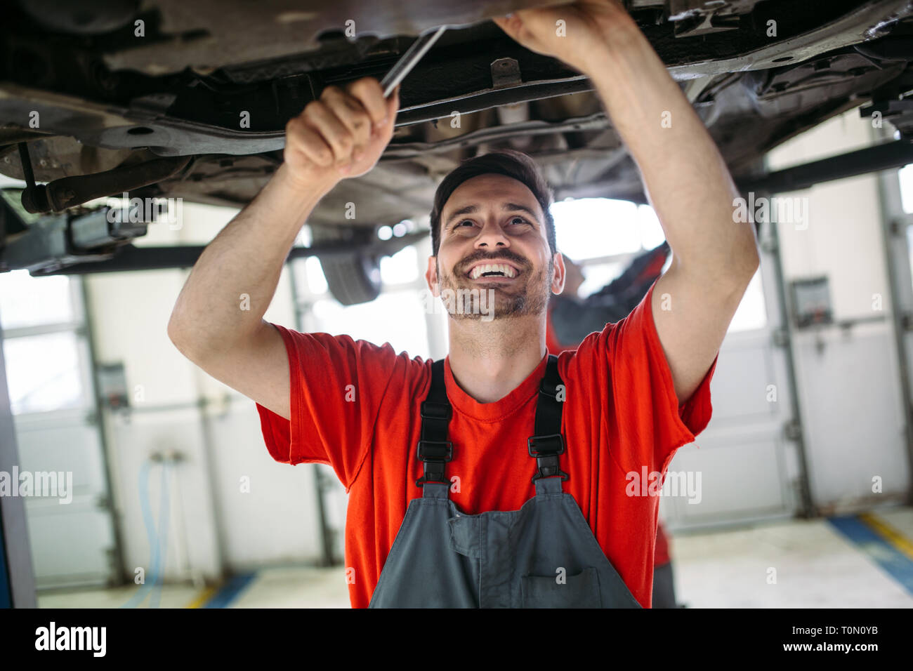 Mechanic fuel man hi-res stock photography and images - Alamy