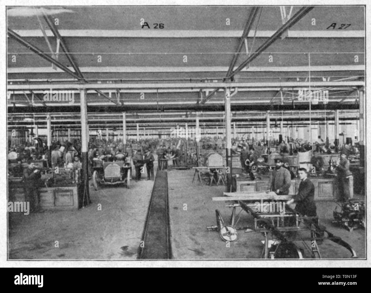 industry, car industry, Daimler Motoren Gesellschaft, plant in ...