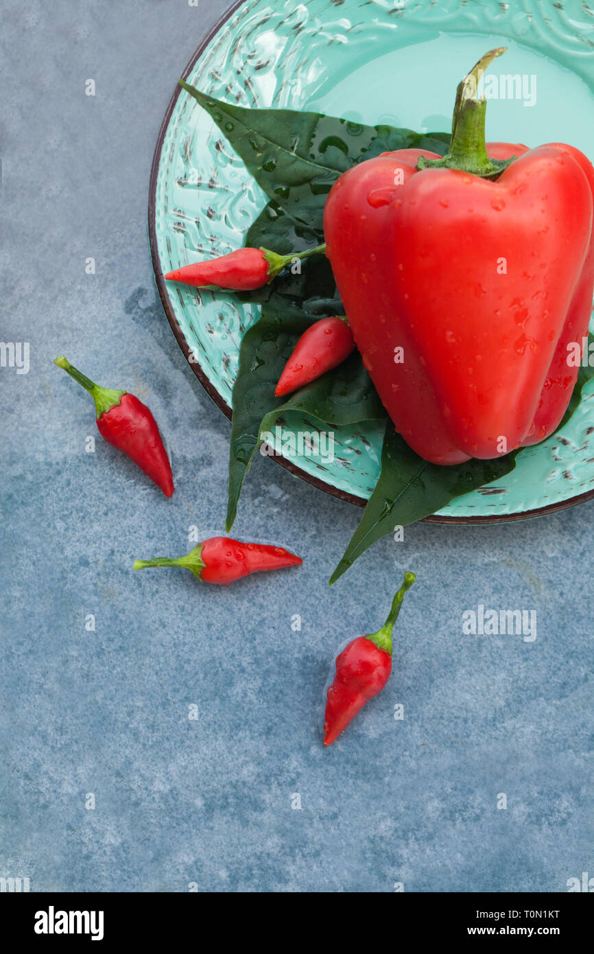 Small and big peppers hi-res stock photography and images - Alamy