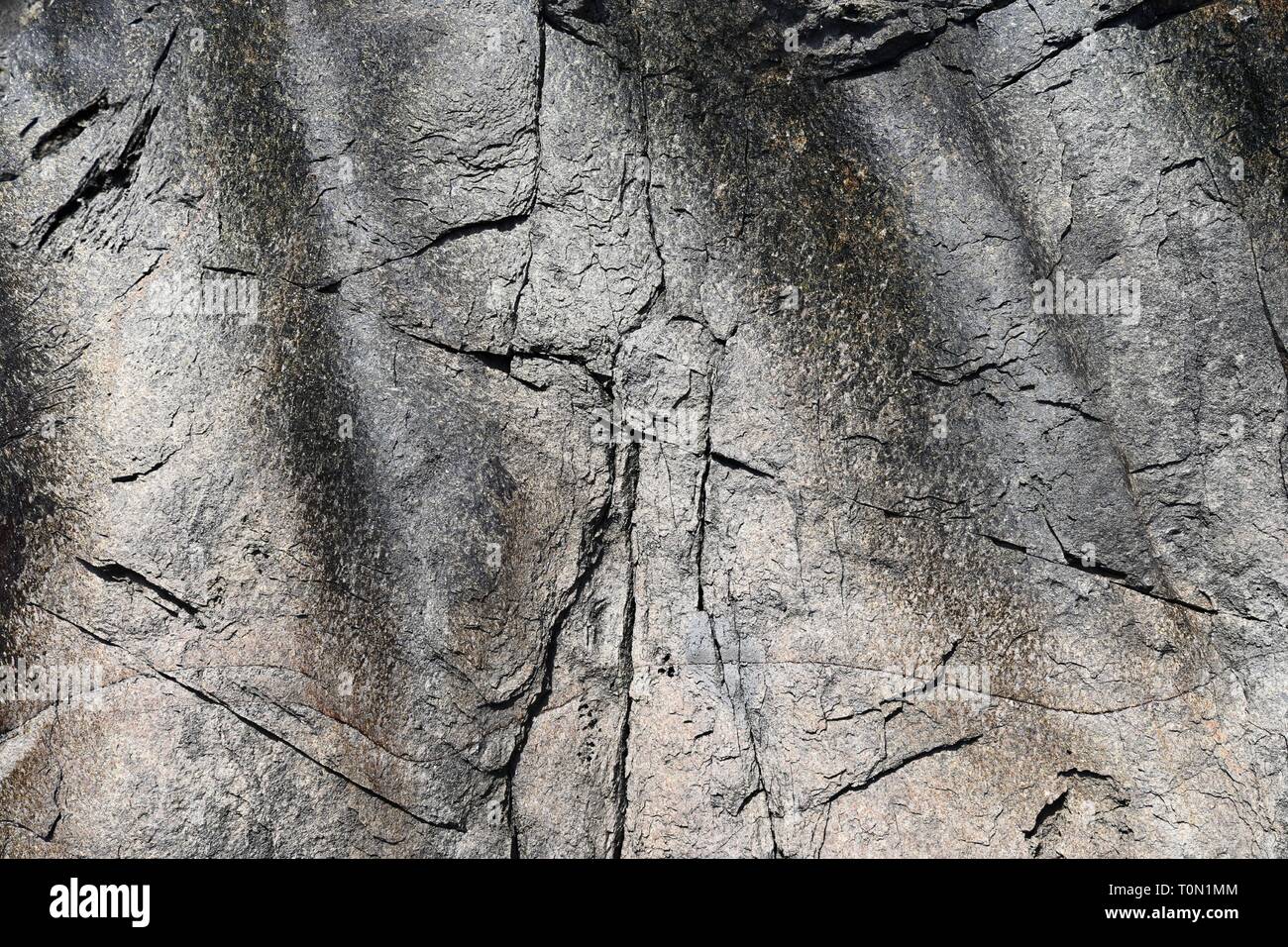 Detailed close up surface of granite and concrete walls and floors ...
