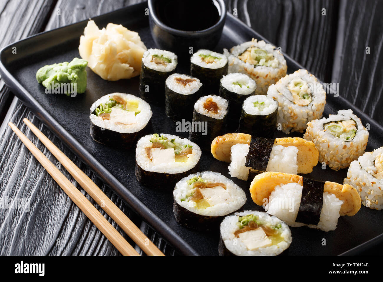 Japanese food big set hi-res stock photography and images - Alamy
