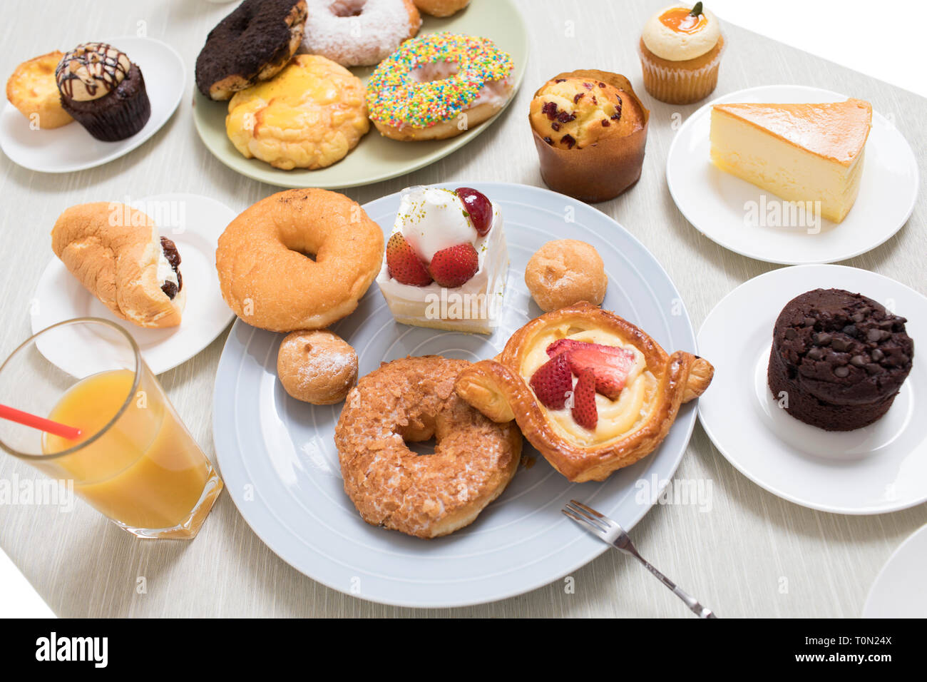 Variety of desserts hi-res stock photography and images - Alamy