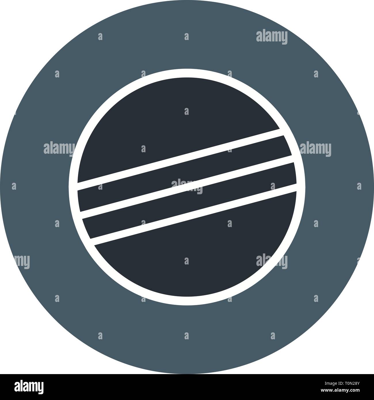 Illustration Eclipse Icon Stock Photo - Alamy