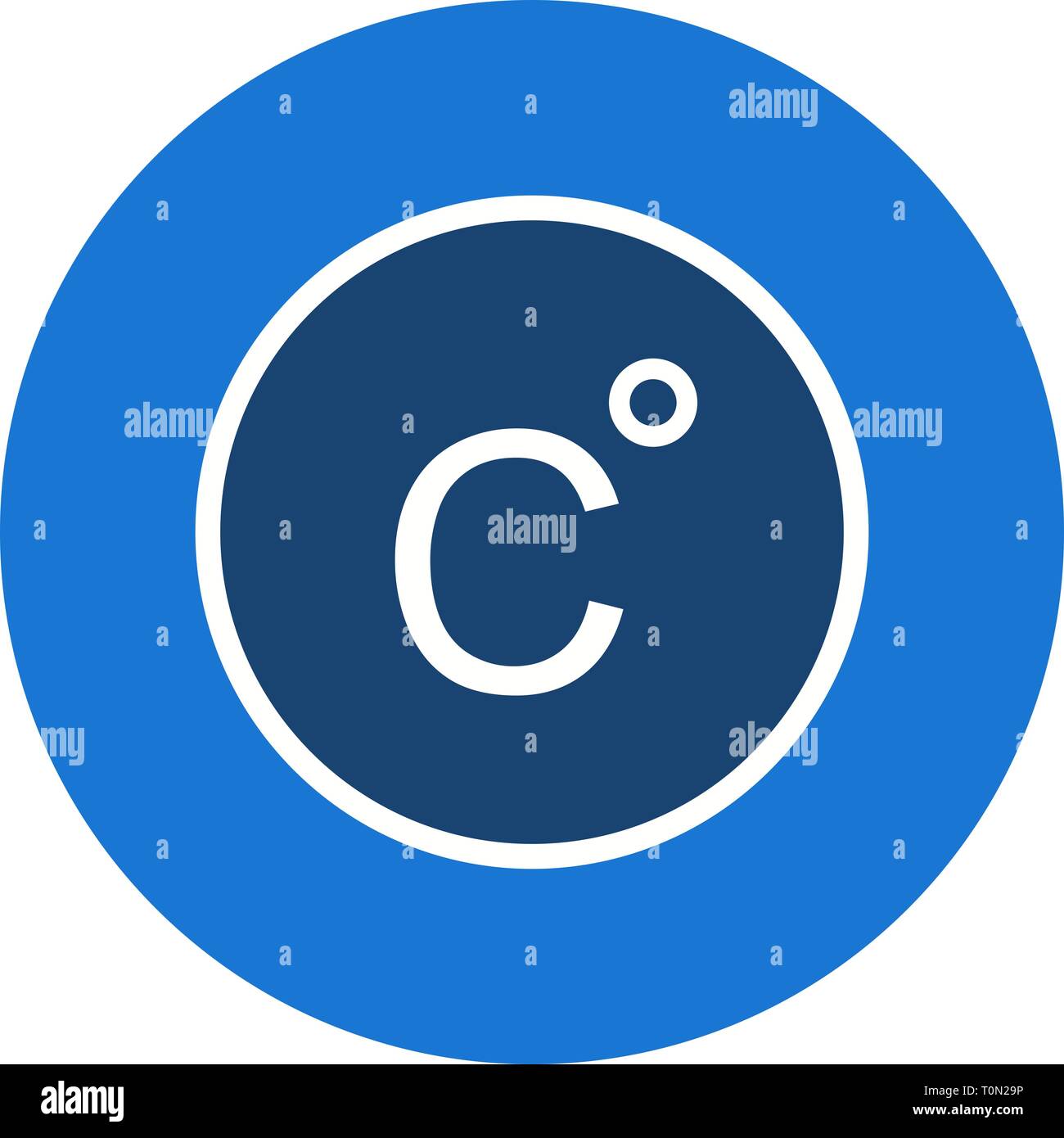 Illustration Celsius Icon Stock Photo - Alamy